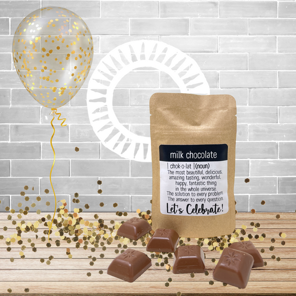 Let' Celebrate Definition Milk Chocolate Treat Packet (6 pieces) – Made ...